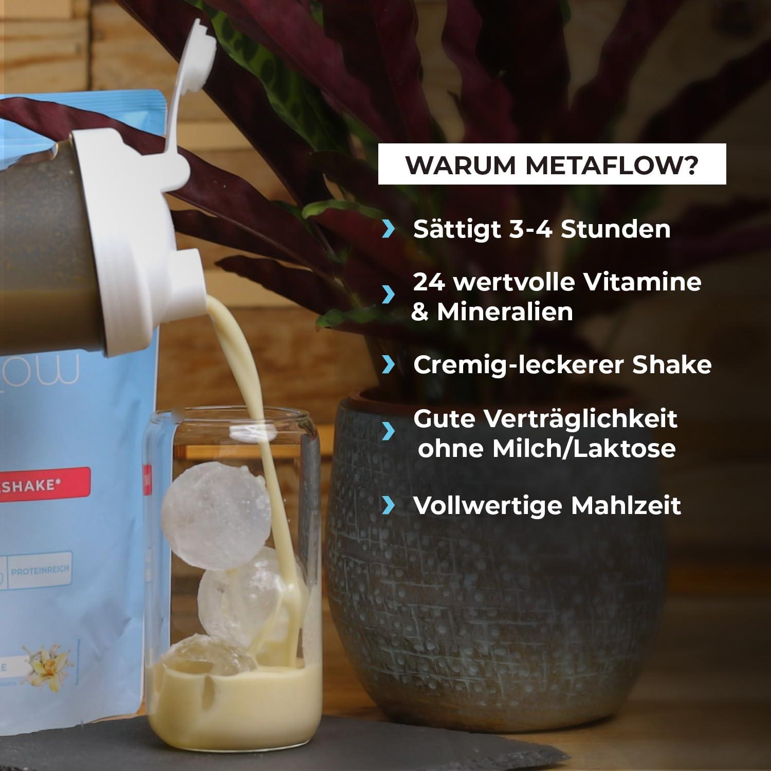MetaFlow Metabolism Shake Starter Set | Monthly Supply of Creamy Vegan Weight Loss Shakes | 47% ...