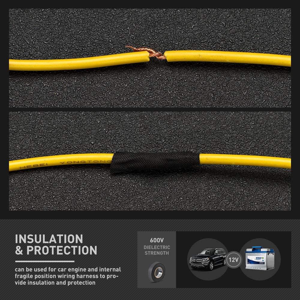 Maxwel Manufacturing Automotive Cloth Tape - 5 Rolls | High Flexibility ...