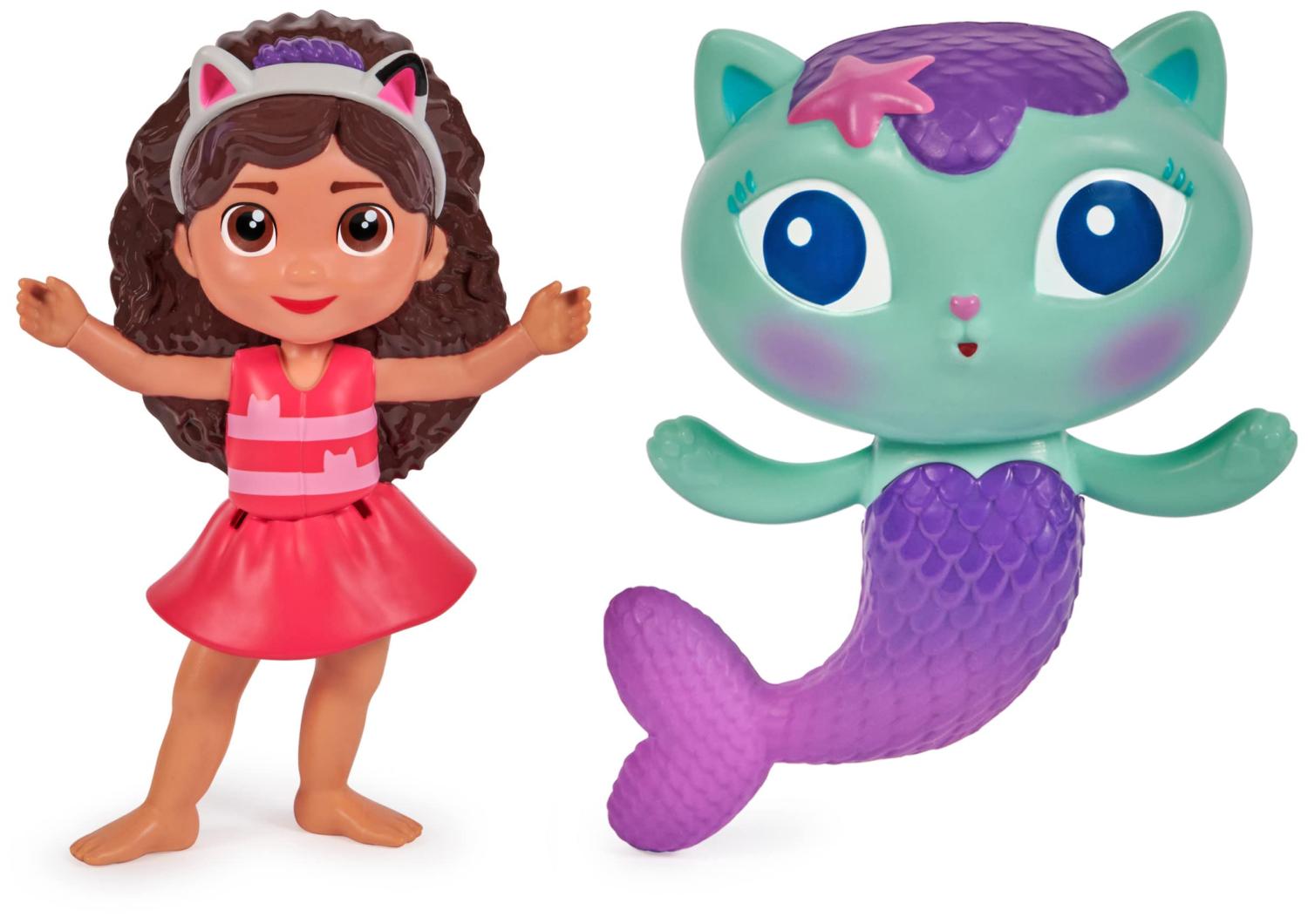 Swimways Gabbys Dollhouse Floatin' Figures - Gabby & Mercat 2-Pack for ...