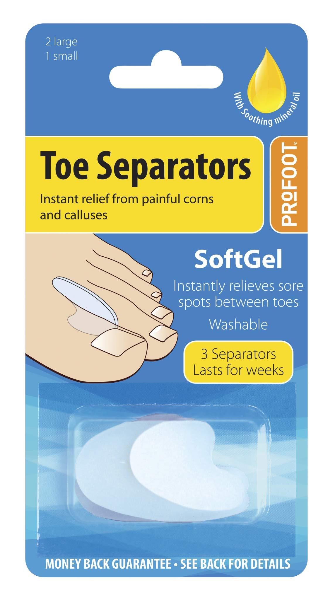 PROFOOT Toe Separator Small - Ultimate Comfort & Pain Relief for Happy ...