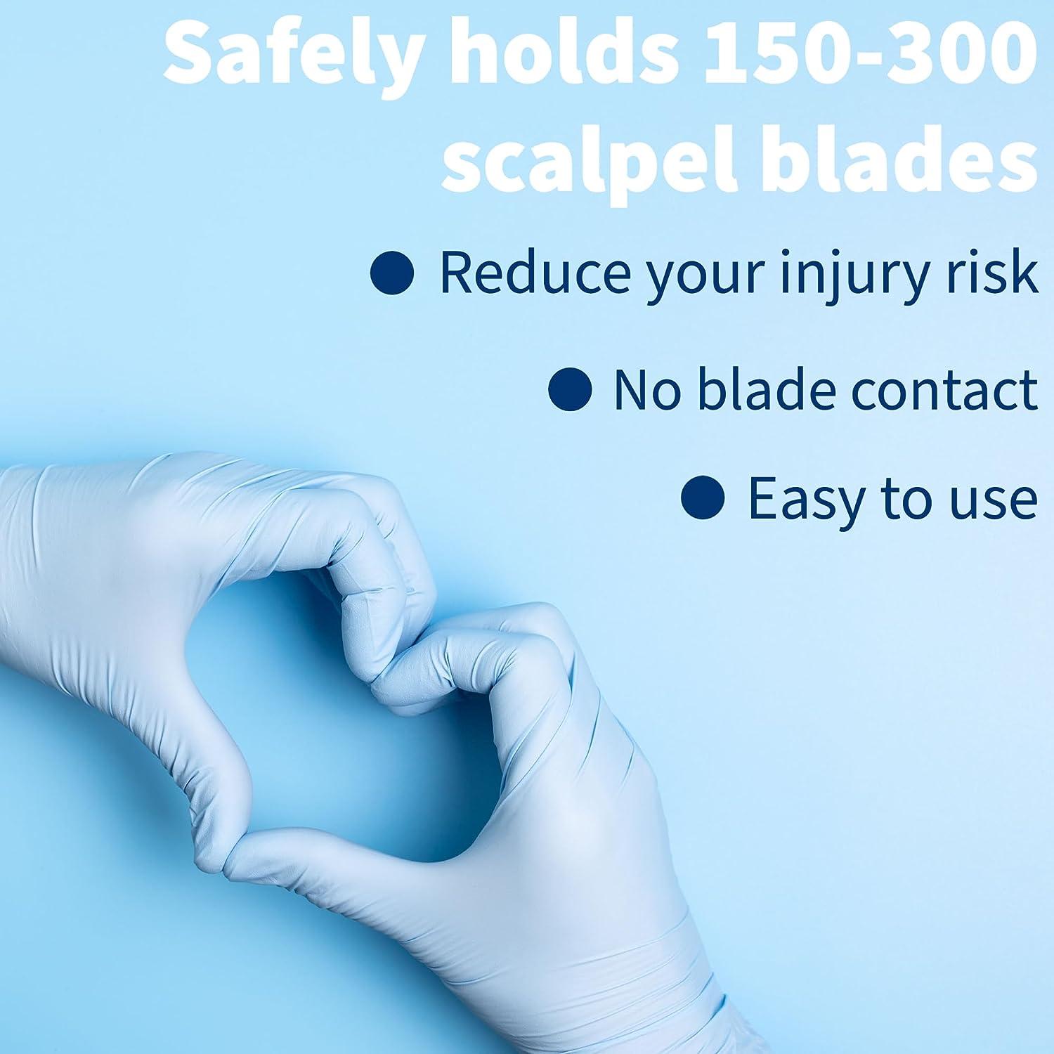 Feather Scalpel Blade Remover - Handheld Disposable Sharps Container ...