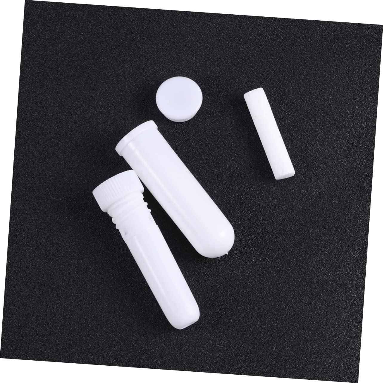 Lurrose 12pcs Essential Oil Inhaler Nasal Tube Diffuser with Blank ...