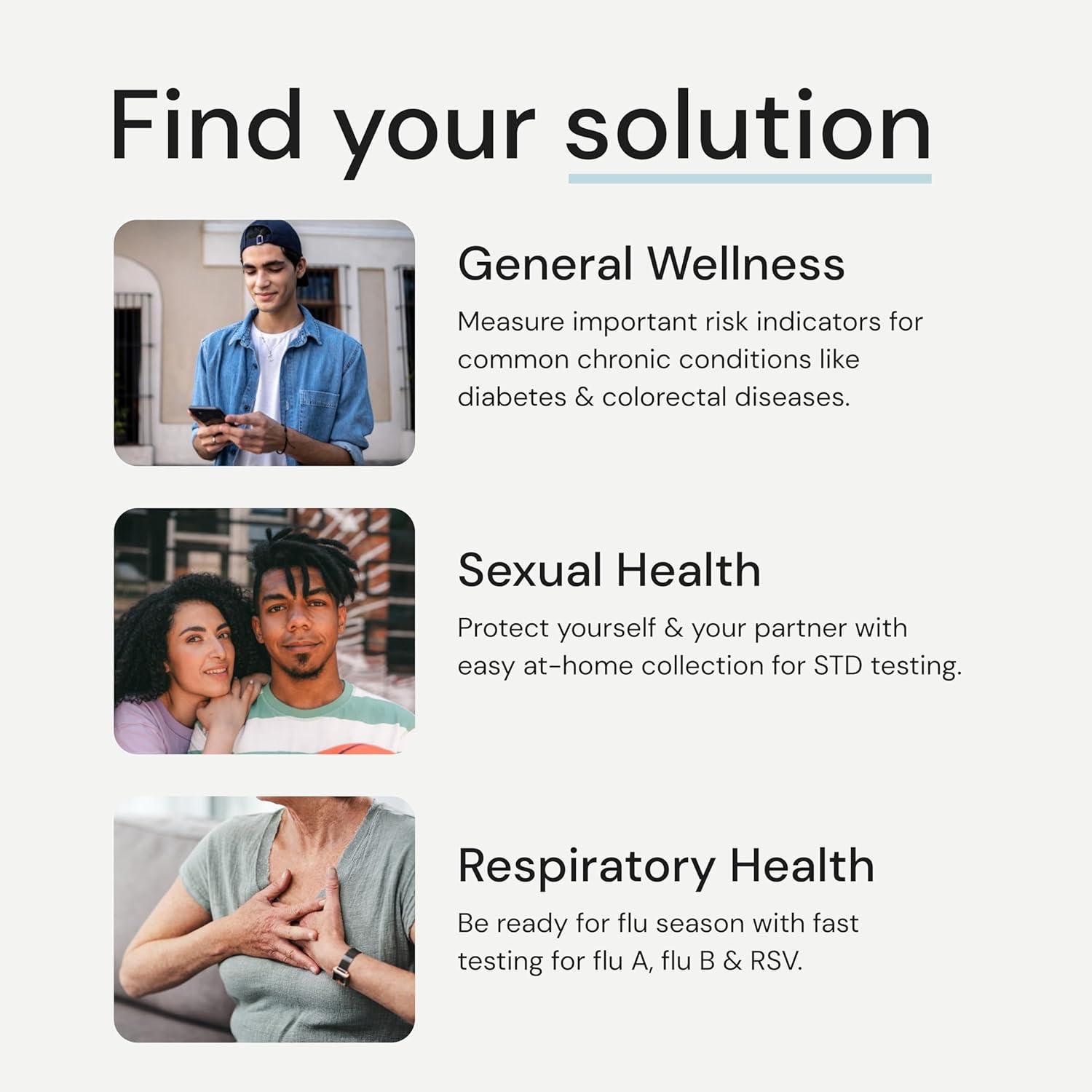 At-Home Diabetes Test Kit - HbA1c Levels Pre-Diabetes Screening & Fast ...