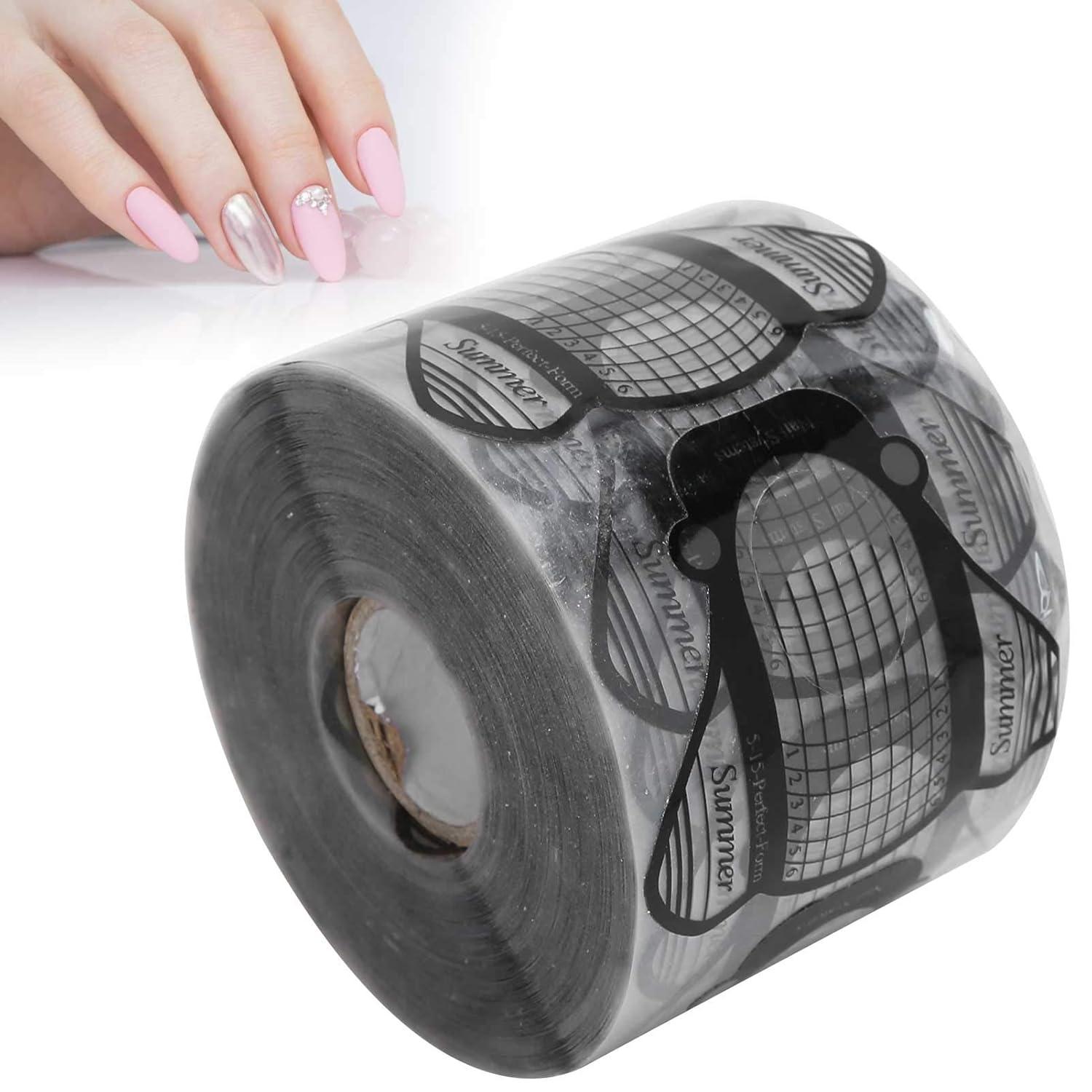 500 Pieces Self-Adhesive Nail Form Stickers | Nail Art Accessories for ...