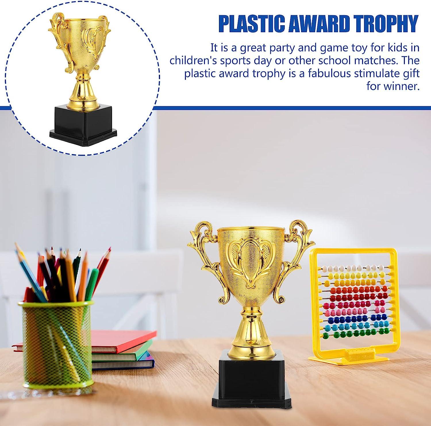 IMIKEYA NOLITOY Gold Trophy Cup Plastic Award Trophies Cups First Place ...