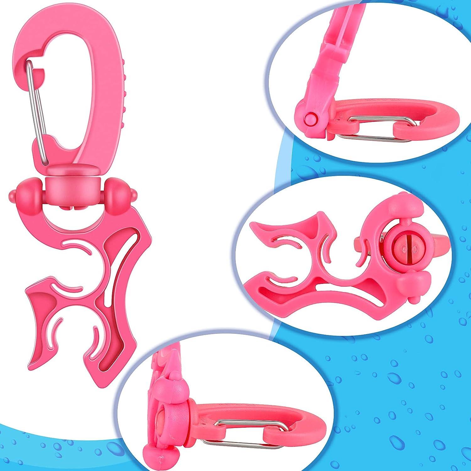 Zhanmai 6 Pieces Diving Double Hose Holder Clip Diving Double BCD Hose ...