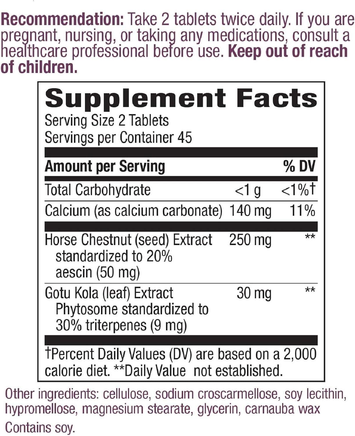 Nature's Way Varicare Premium Blend - Vegan Leg Vein Circulation ...