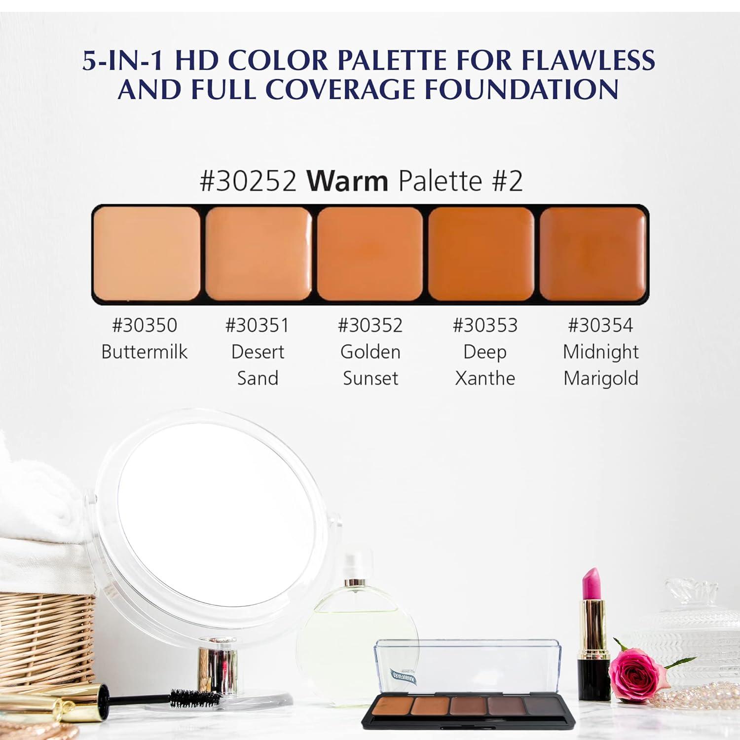 Graftobian HD Glamour Creme Foundation Palette Cool #1 - Professional ...