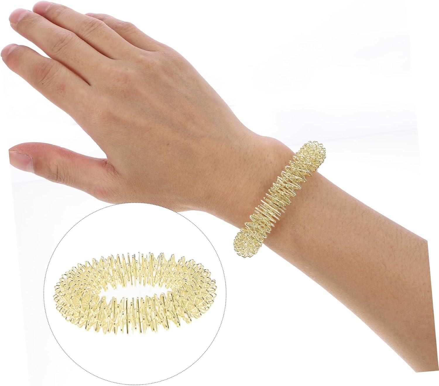 Buy Combined Acupressure Bracelet & Finger Massage Ring - Spiked ...