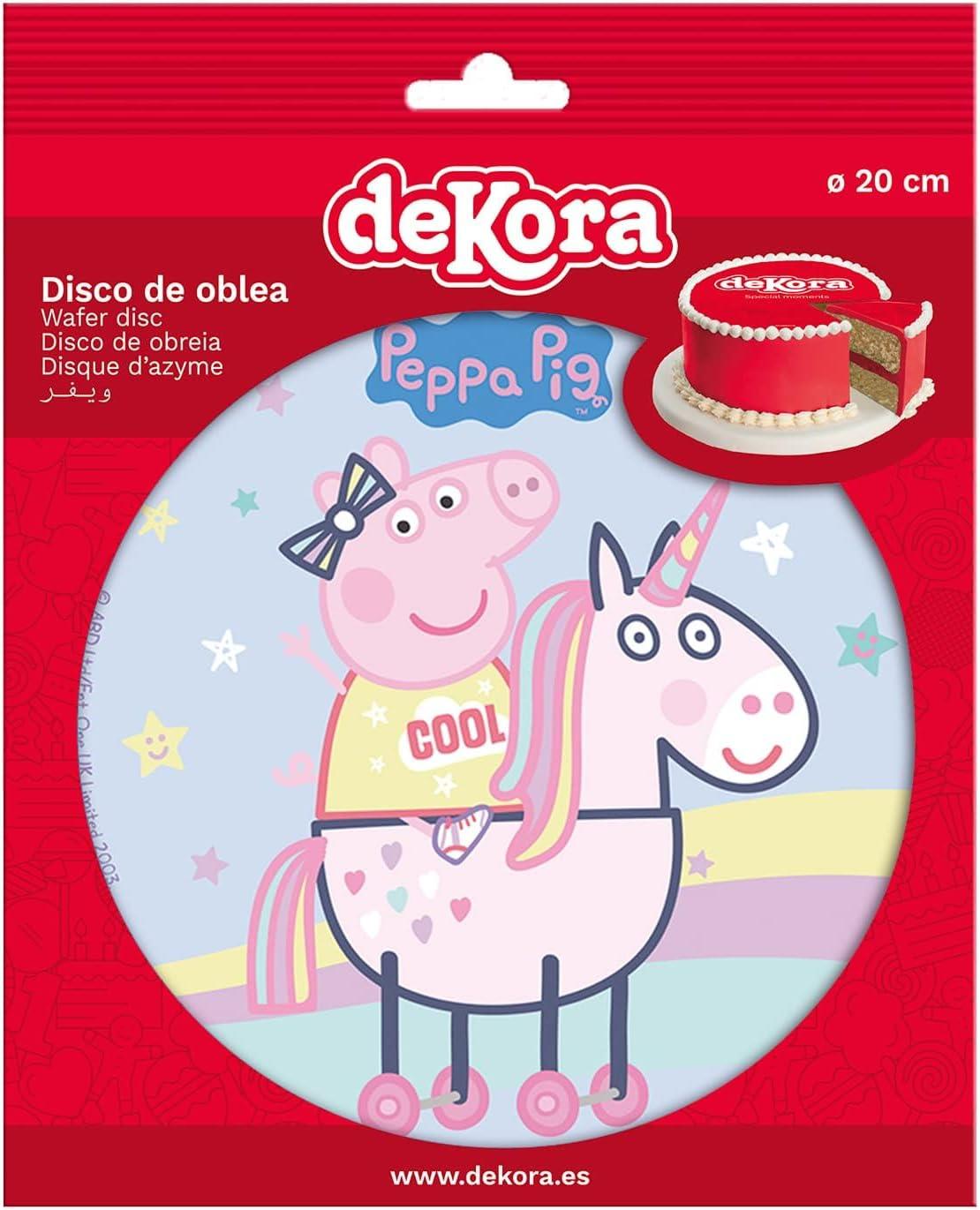 Dekora - Decoration Children's Birthday Cakes on Peppa Pig Wafer Disc ...