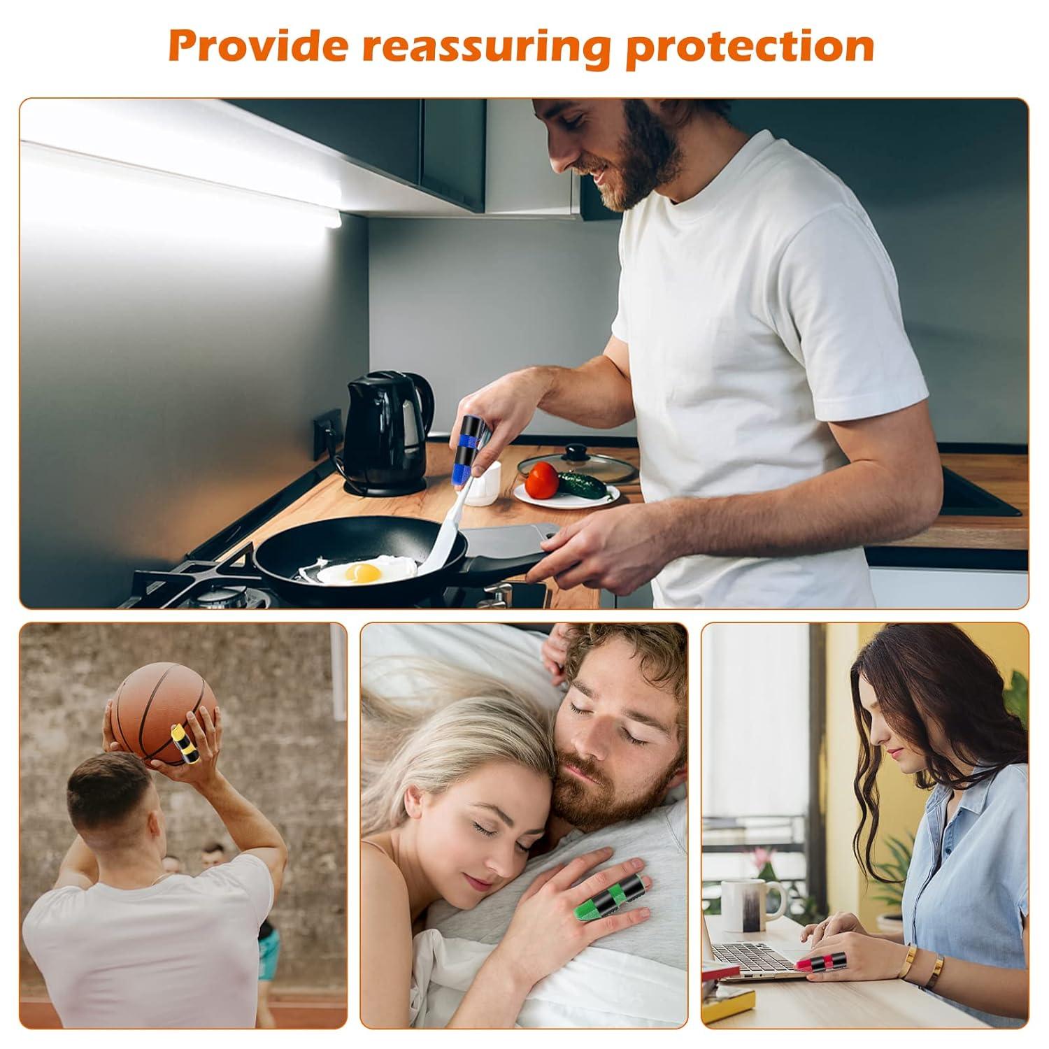 Moicainy 4-Piece Medical Finger Rails Set - Bandages for Middle Small ...