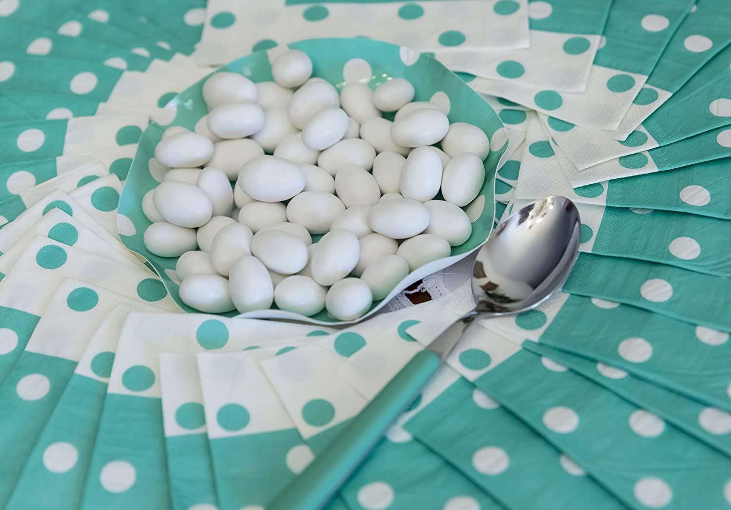 Premium White Jordan Almonds Wedding Party Favor - 1.5 lbs by Sohnrey ...