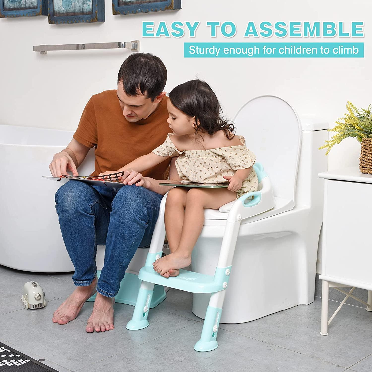 711TEK Potty Training Seat with Step Stool Ladder - Comfortable & Safe ...