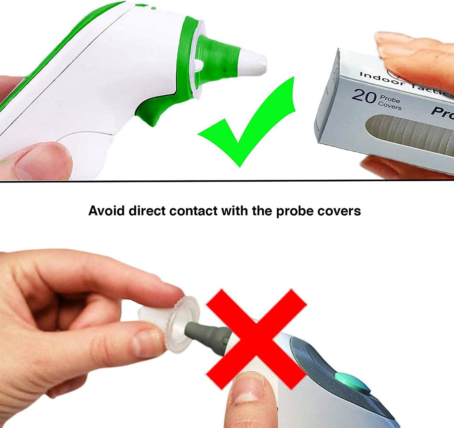 200 Count Disposable Ear Thermometer Covers for All Braun Models - Lens ...