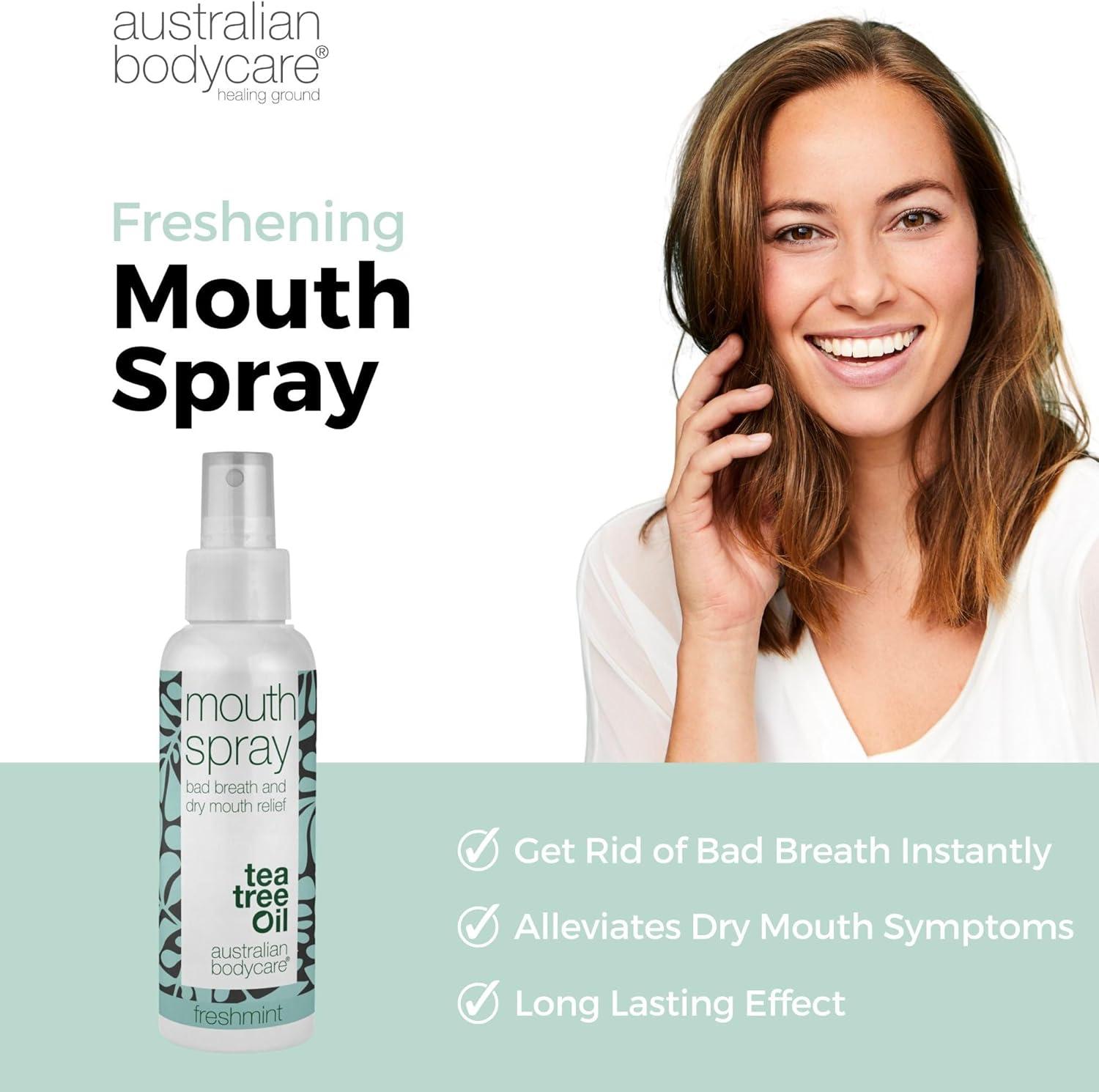 Freshmint Mouth Spray 100ml - Eliminate Bad Breath Instantly with Tea ...