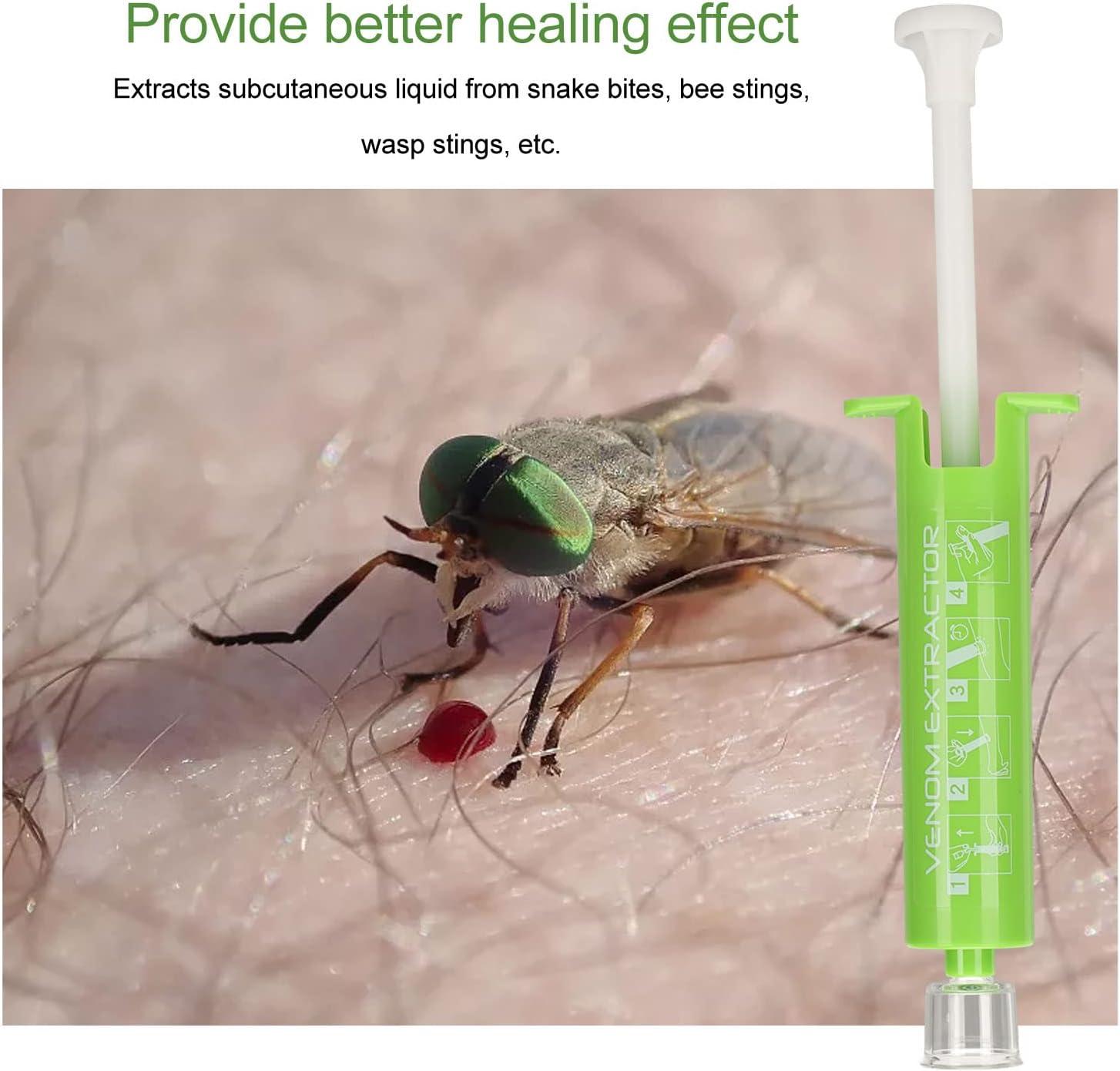 Bite Sucker Venom Extractor Tool - Effective Poison Removal Kit for ...