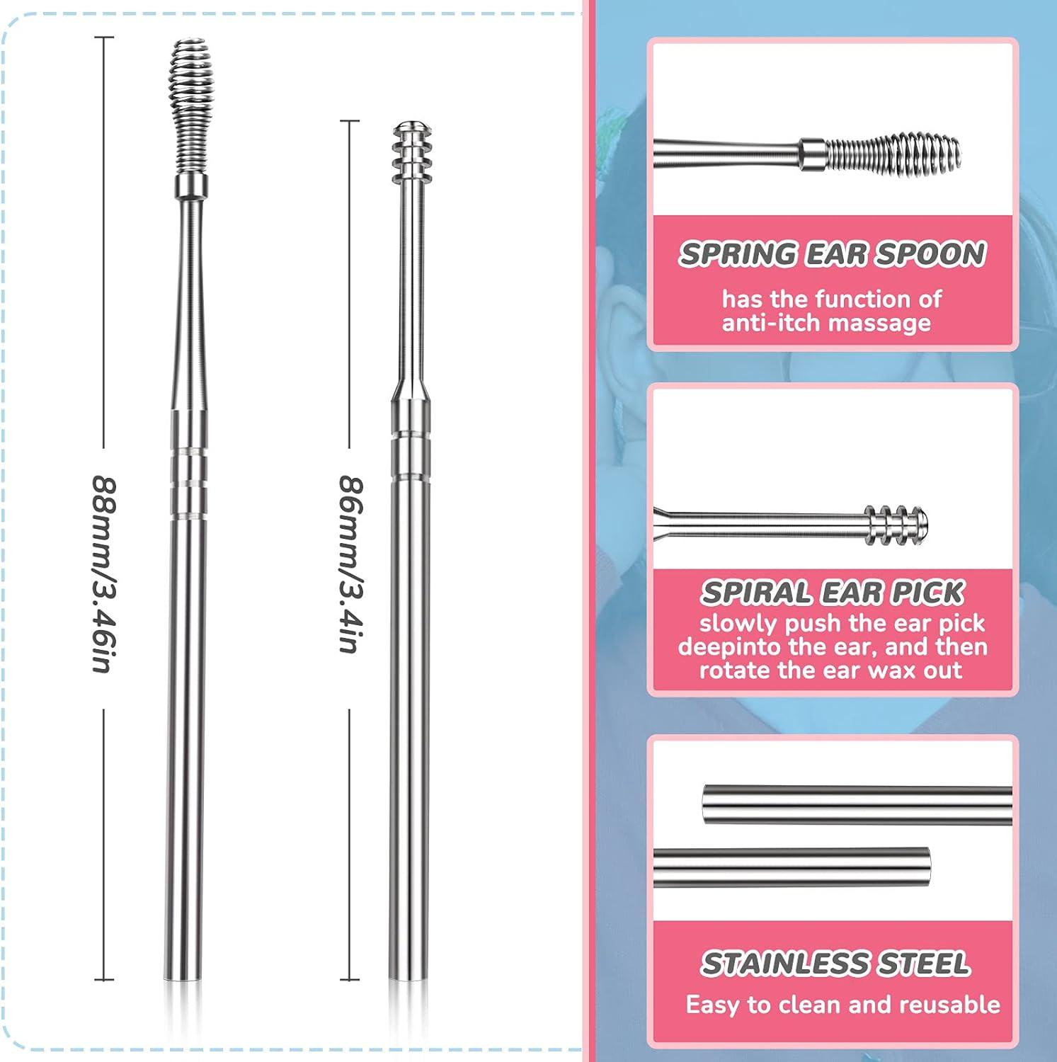 10-Piece Ear Wax Removal Kit for Kids & Toddlers - LED Baby Earwax ...