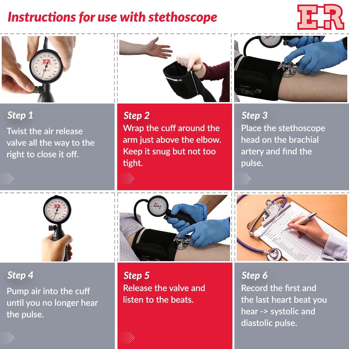 sphygmomanometer instructions