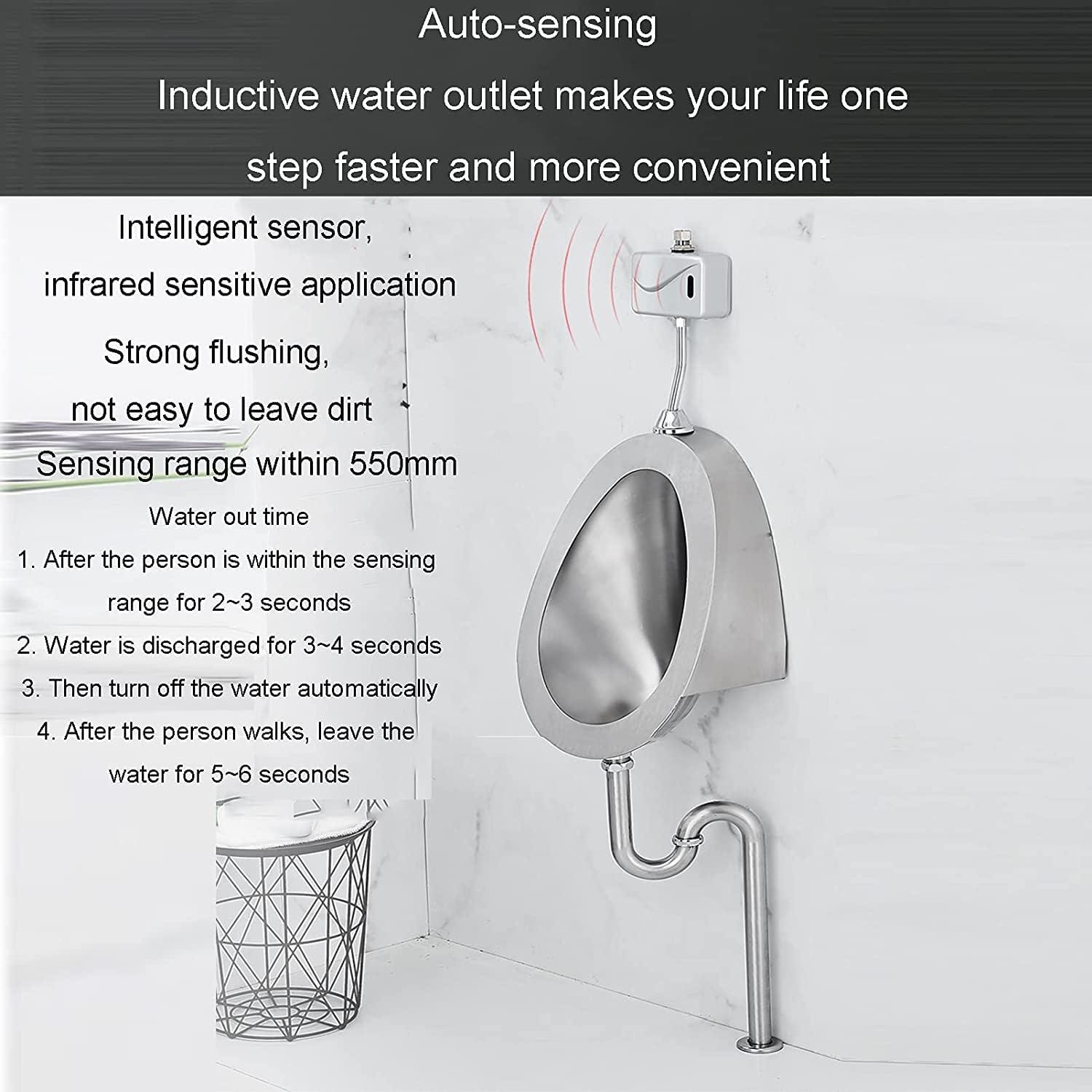 Household Items Stainless Steel Wall-Mounted Urinal Men's Urinal Public ...