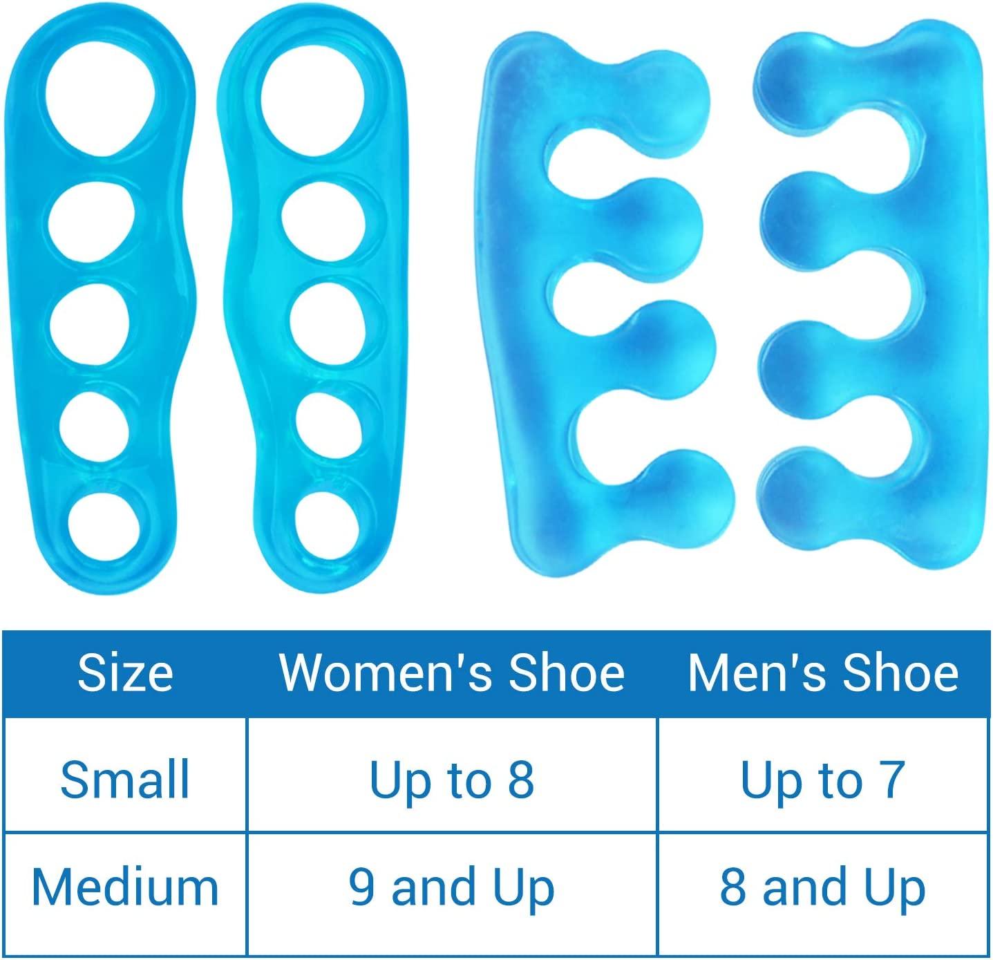 ViveSole Toe Stretchers Separators (4 Pieces) - Gel Therapeutic Spa ...
