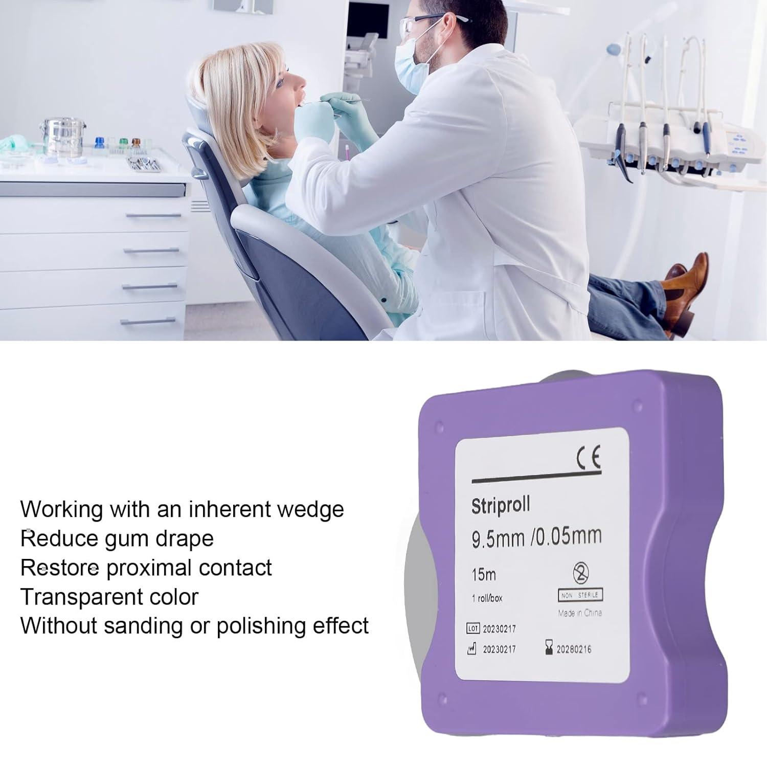 Dental Film Matrix Strips Roll - High Elasticity Clear Matrix Bands for ...