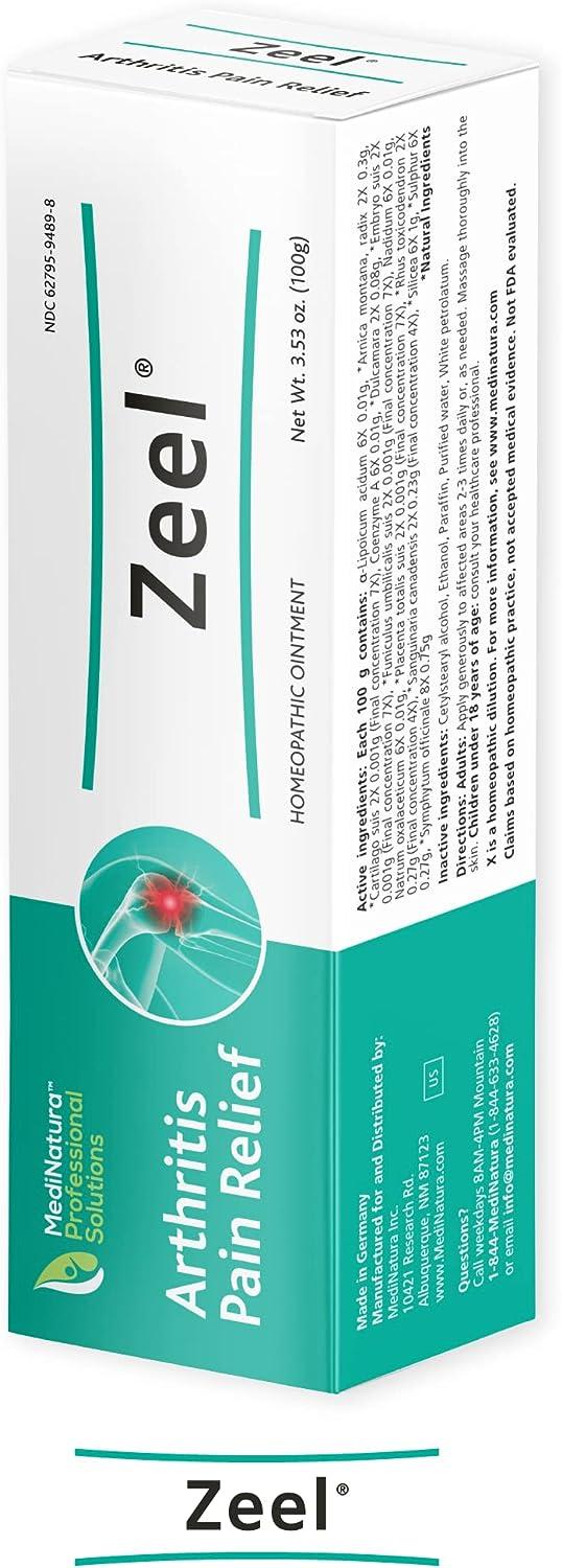 MediNatura Zeel Ointment 3.53 oz - Topical Relief for Arthritis Pain ...