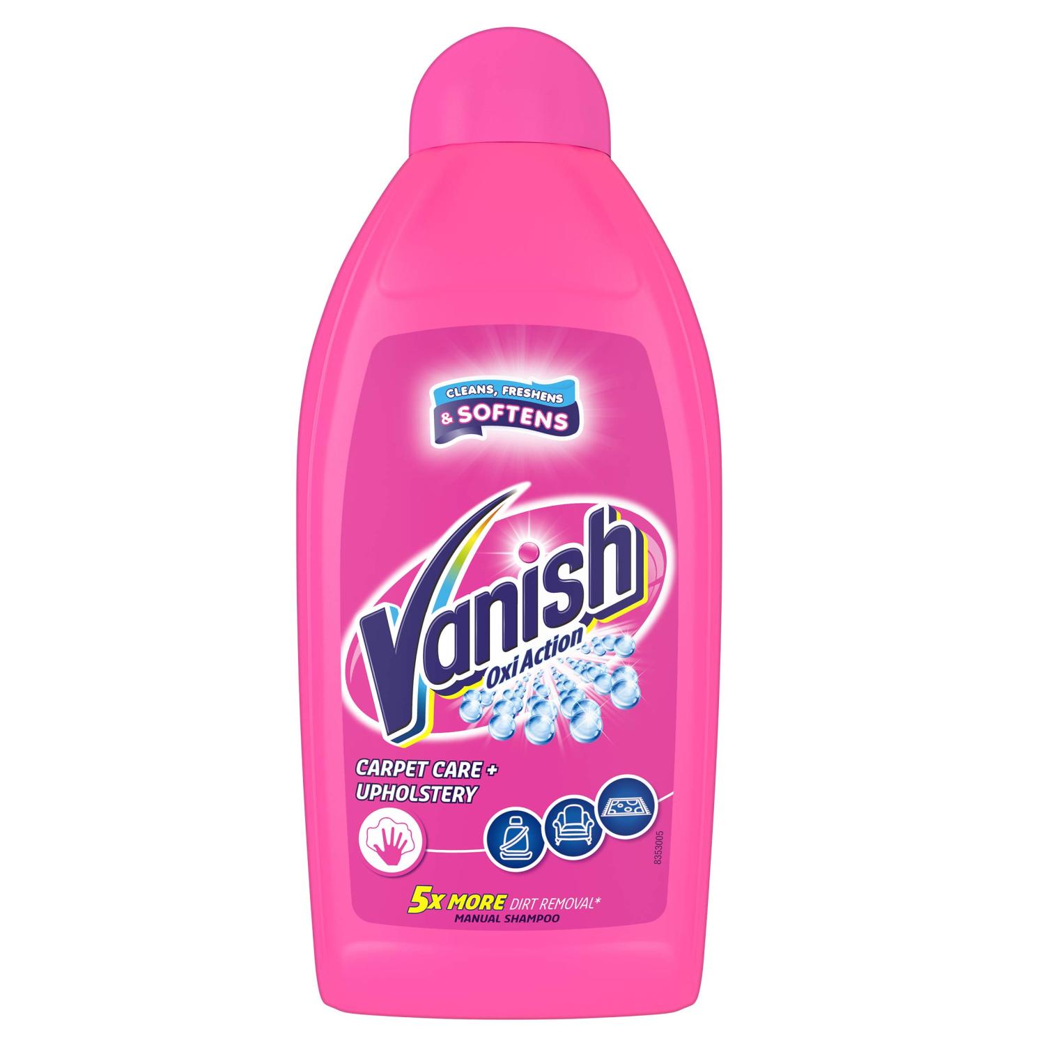Vanish Clean & Fresh Hand Carpet Shampoo Cleanser 450ml - Pack of 3 ...