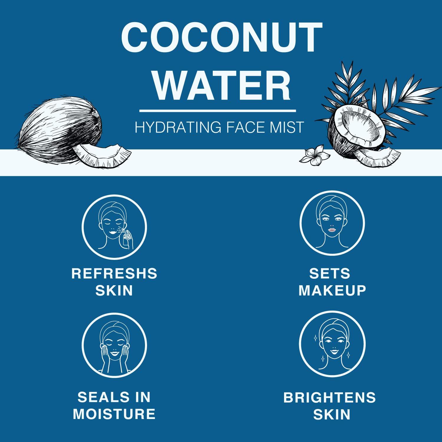 Provence Beauty Coconut Water Face & Body Mist Spray | Hyaluronic Acid ...
