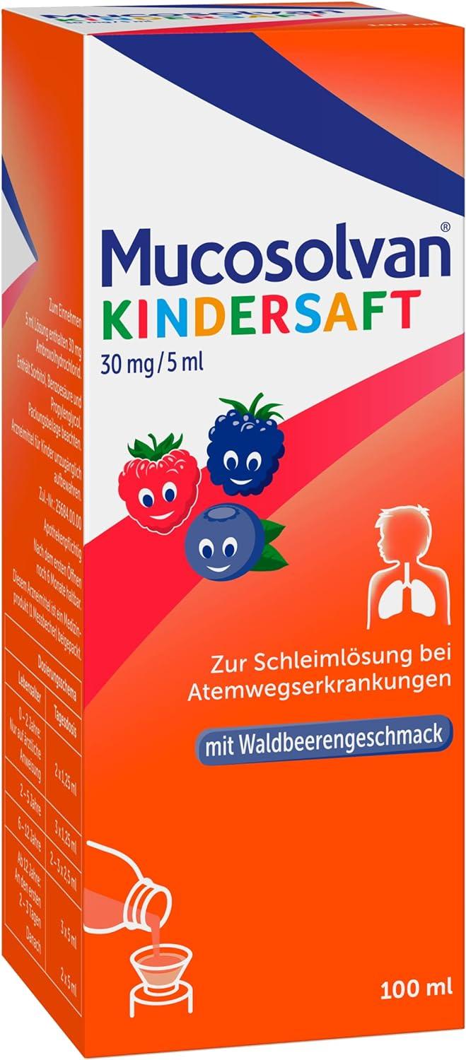 Buy MUCOSOLVAN Children's Juice with Ambroxol - 3 x 100ml | Effective ...