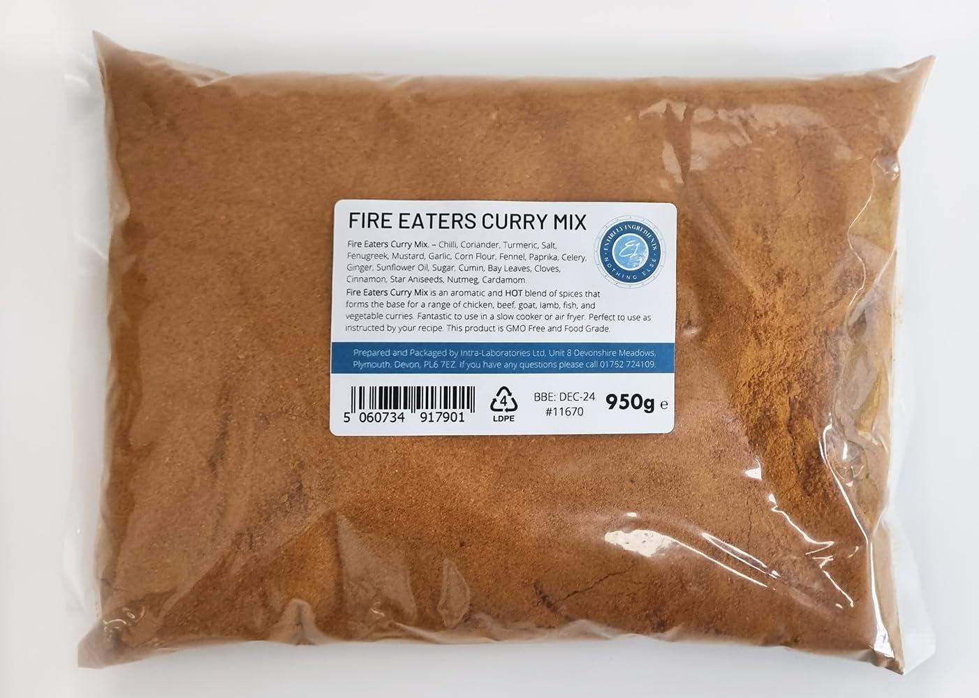 Entirely Ingredients - Fire Eaters Curry Mix 950g - Hot and Spicy Curry ...