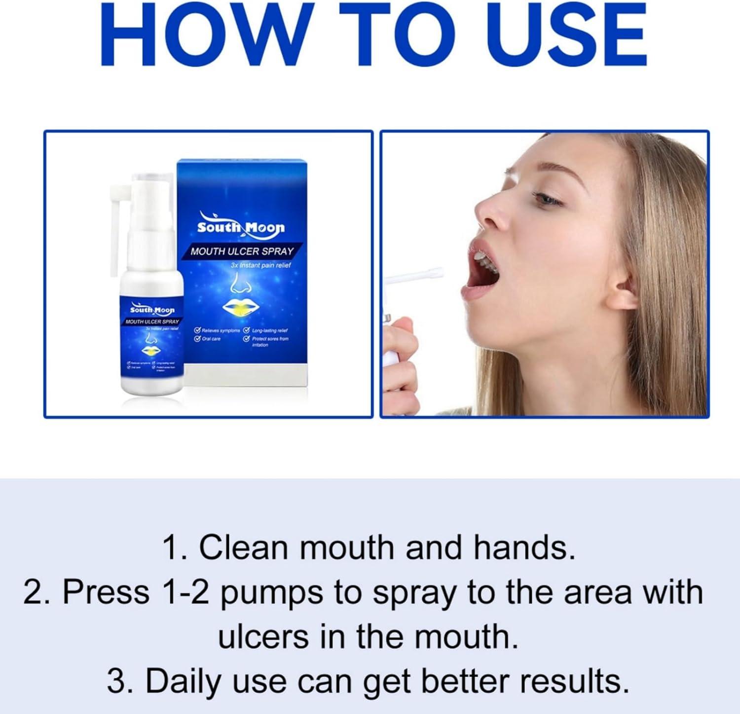 Mouth Ulcer Spray Ulcer Breath Sprays Mouth Ulcer Treatment Spray Ulcer ...