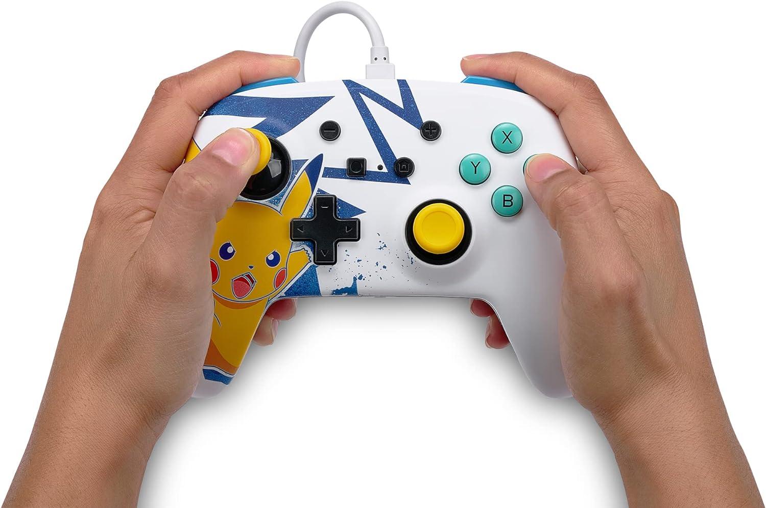 PowerA Pikachu High Voltage Wired Controller for Nintendo Switch ...