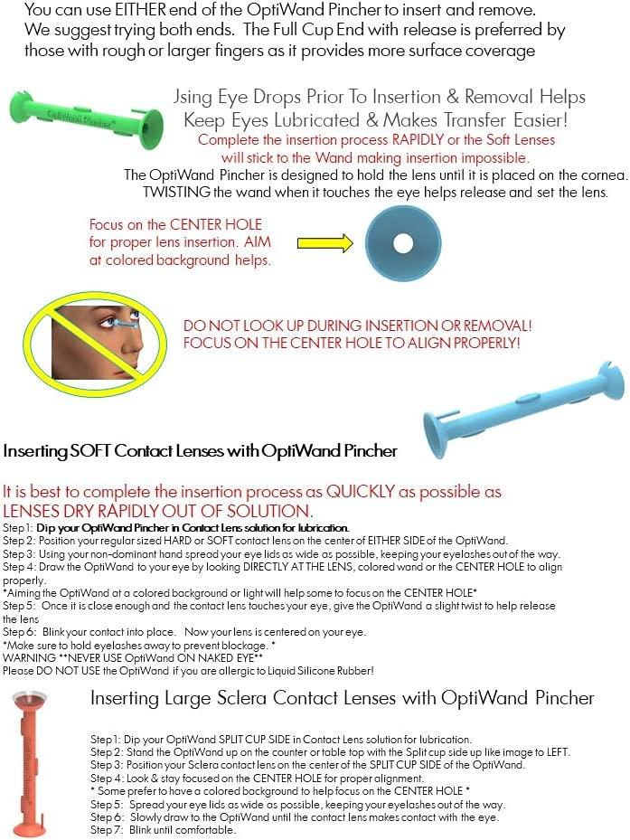 OptiWand Pincher Soft Contact Lens Tool - Insertion and Removal Device ...