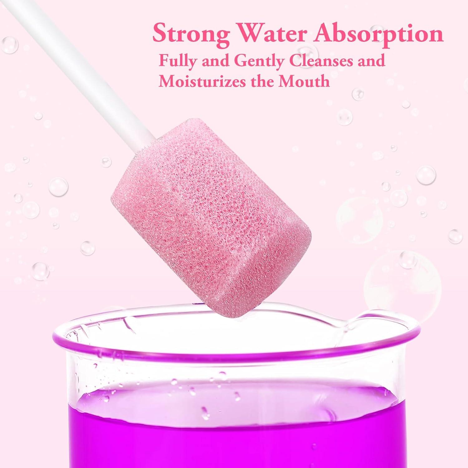 100PCS Oral Swabs Dental Sponge Swab for End of Life Care | Disposable ...