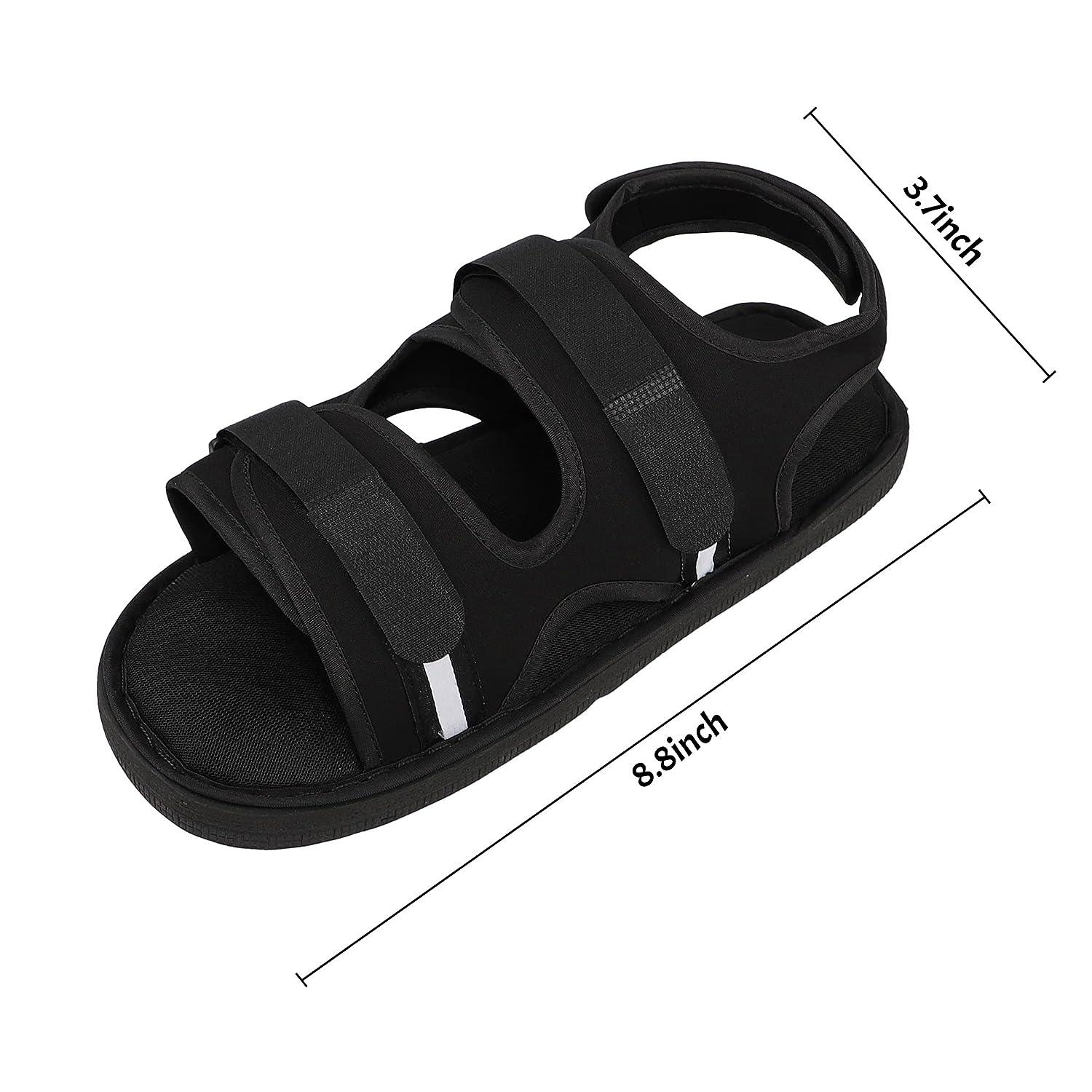 GREUS Post Op Shoe with Waterproof Leg Cast Cover Adjustable Walking ...