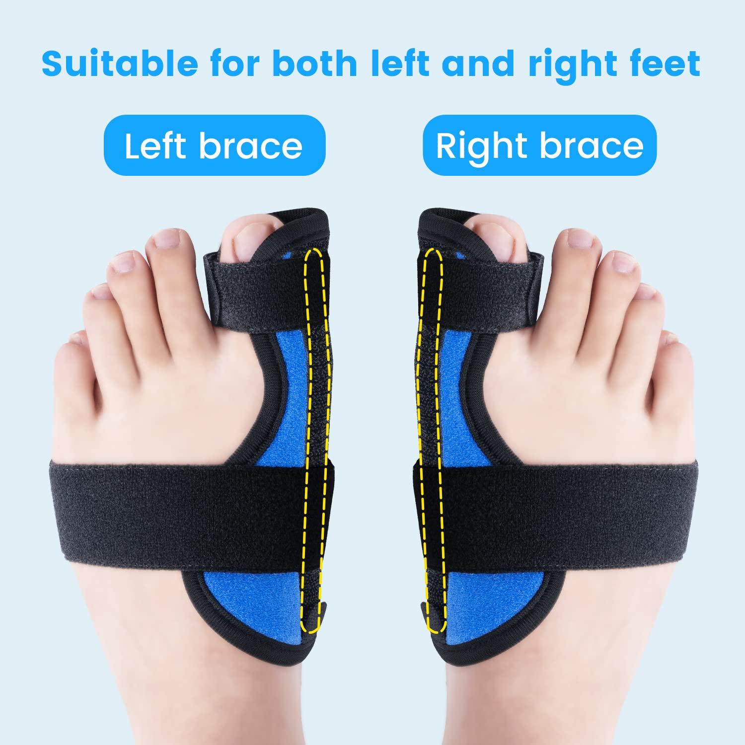 Big Toe Splint Brace for Women & Men - Adjustable Support with Aluminum ...