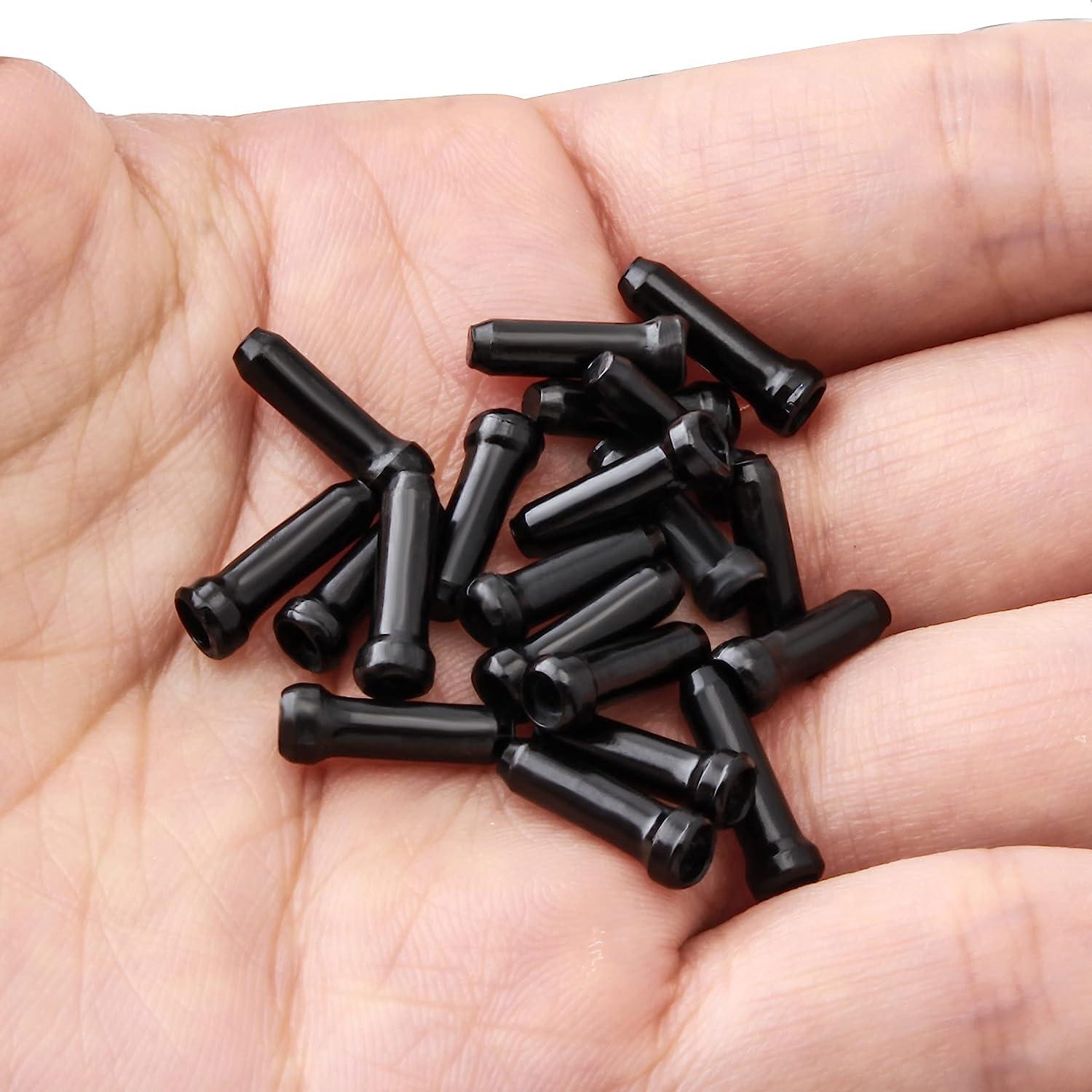 MUQZI Cable End Crimps - 48pcs | Bike Cable End Caps for MTB & Road ...