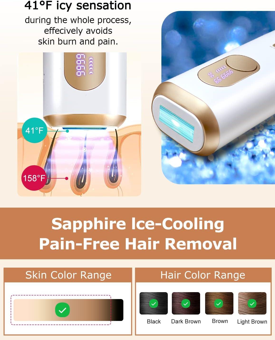 Gollerry Mrs IPL Laser Hair Removal Device | Permanent Hair Removal for ...