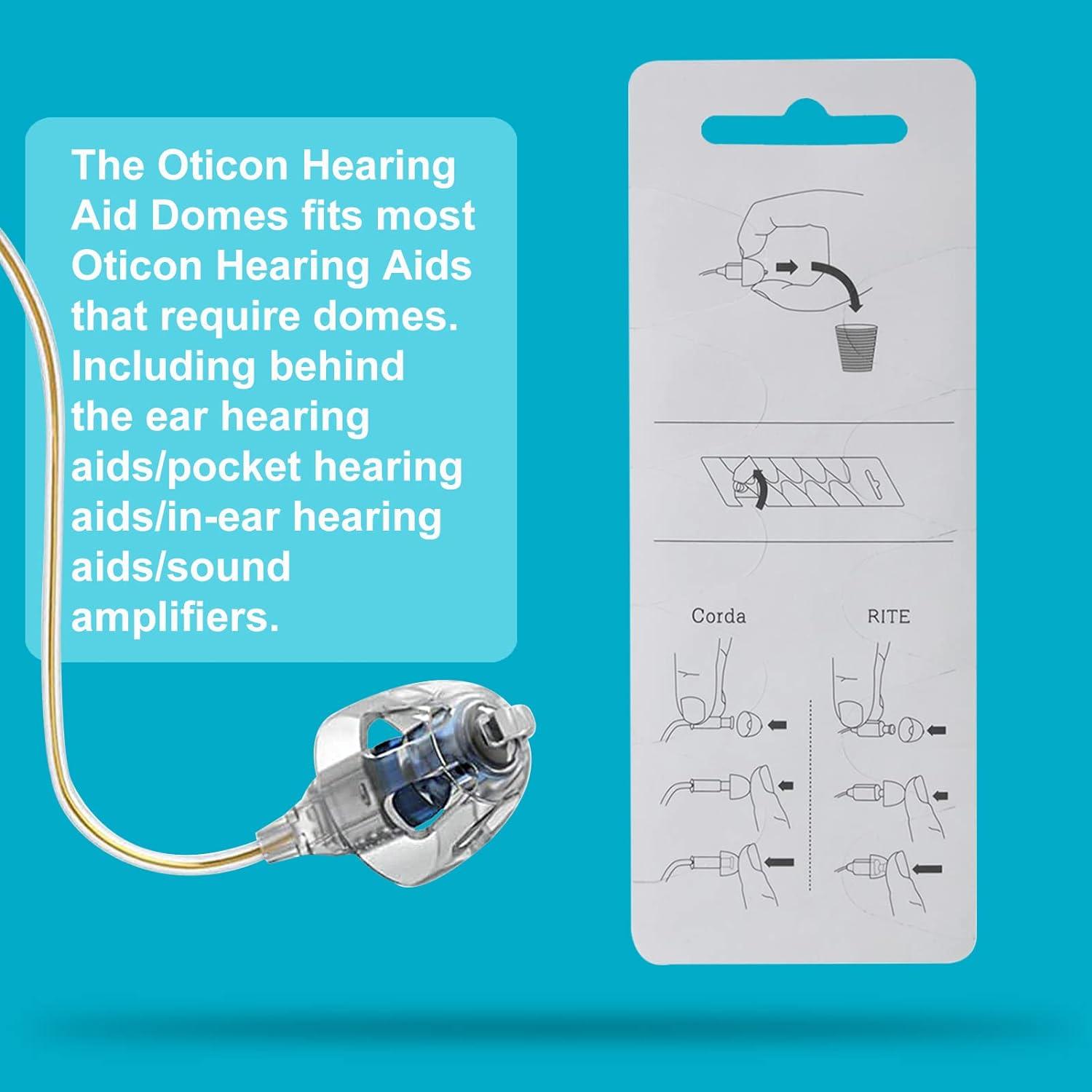 Oticon MiniFit Double Vent Bass Domes 6mm - 3 Packs | Universal Hearing ...