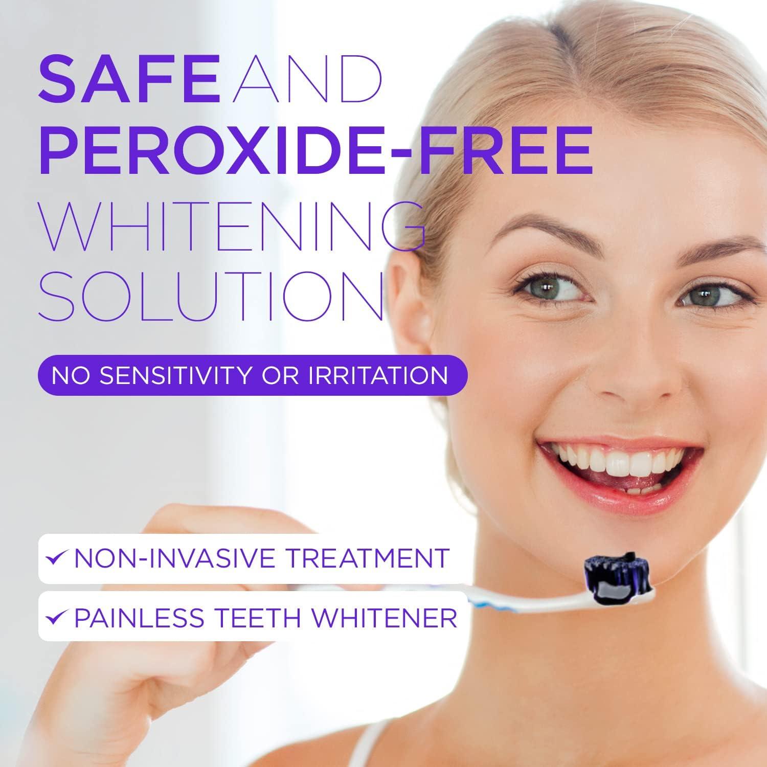 St. Mege Purple Toothpaste | Teeth Whitening Gel with Color Wheel ...