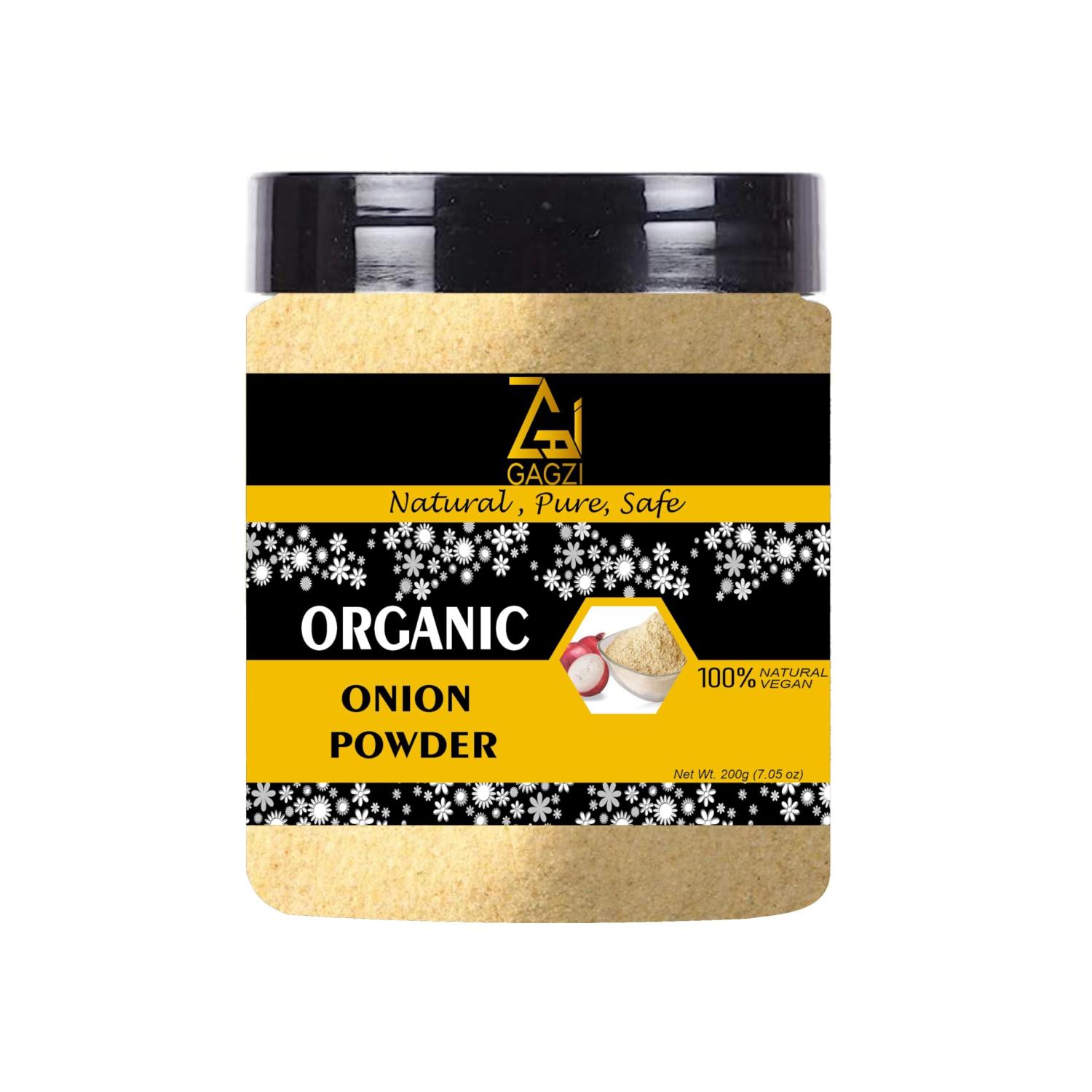 GAGZI All Natural Organic Spices Onion Powder 100 Gram (Packing May Be ...