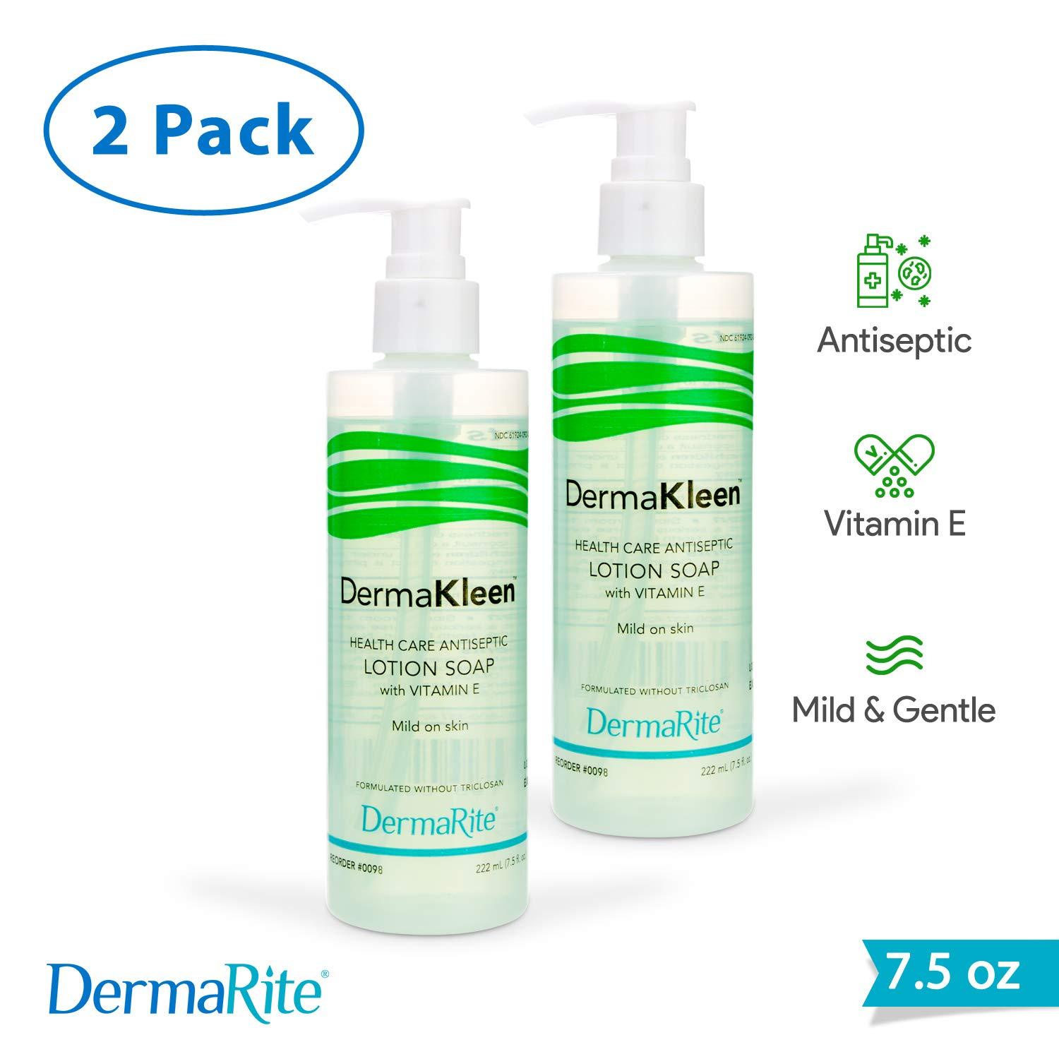 DermaKleen AntiBacterial Hand Soap 2 Pack - Alcohol Free, Moisturizing ...