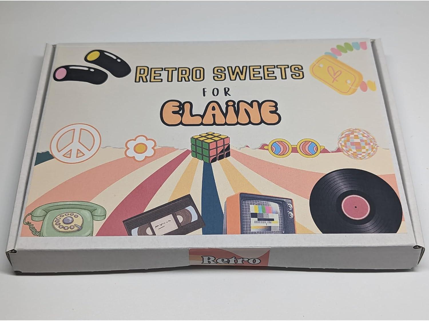 Personalised Retro sweet box | retro sweet box | 1970s 1960s 1980s ...