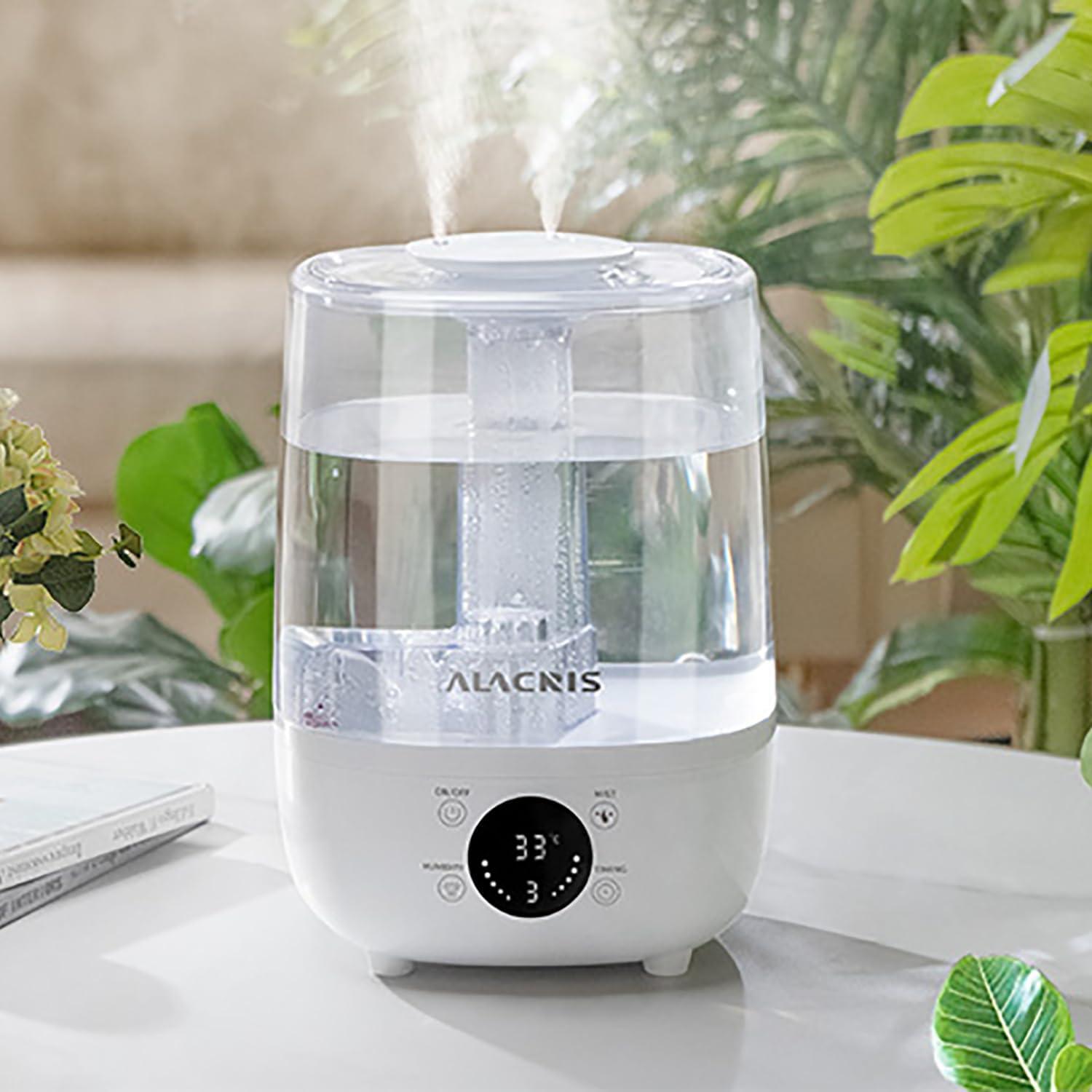 ALACRIS Smart Humidifier 4L - Constant Humidity, LED Display, Ultra ...