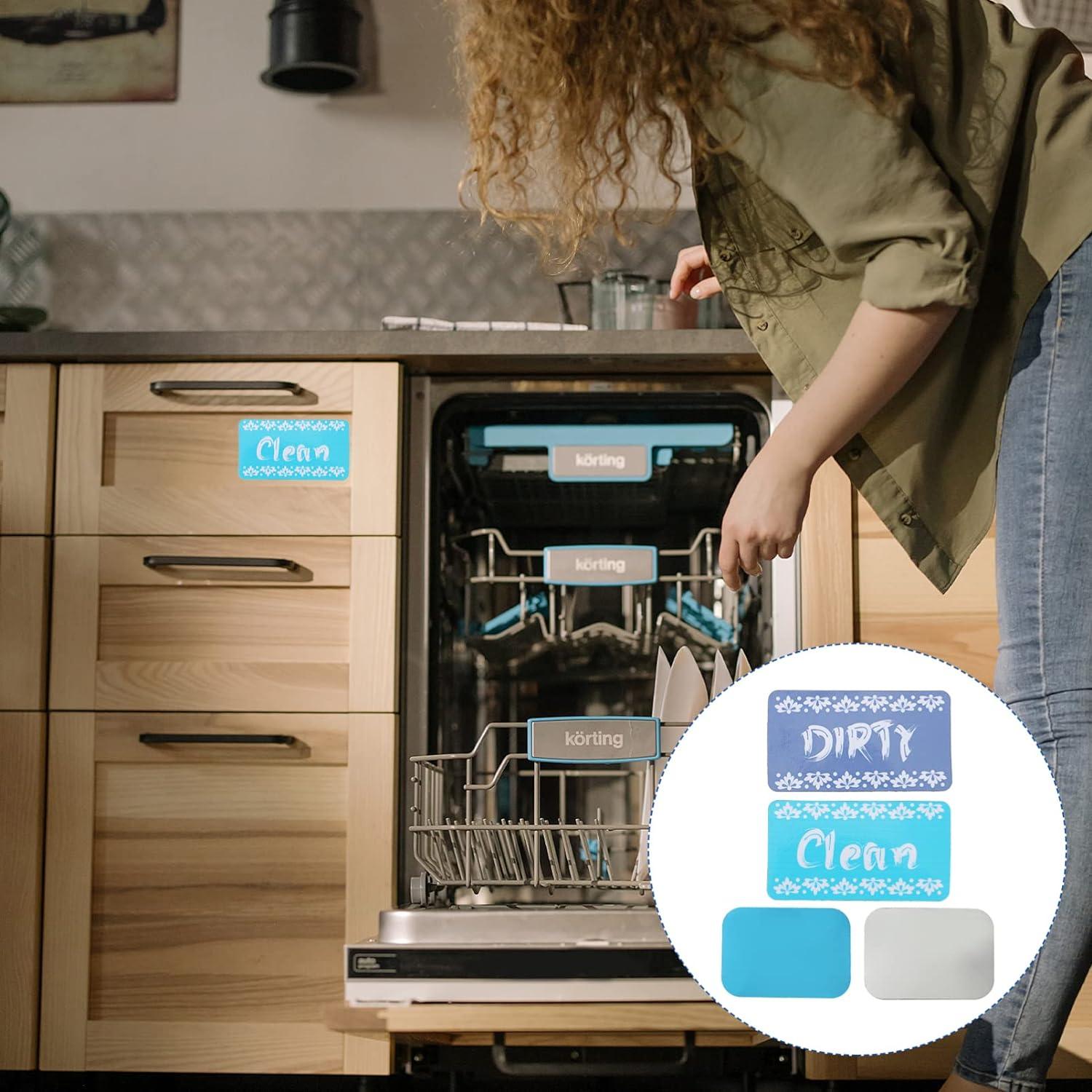 1pc Clean Dirty Indicator Magnetic Indicator Sign Reversible Clean Sign ...