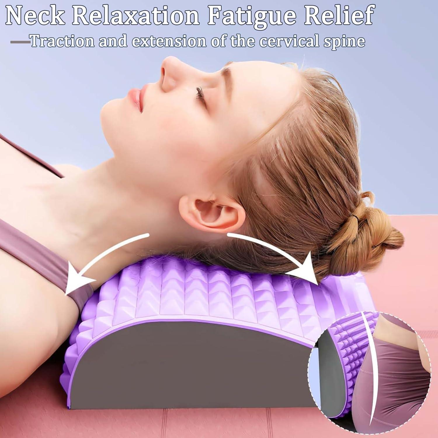 Yeah Boom Neck & Back Support: Lumbar Vertebrae Stretcher Massage ...