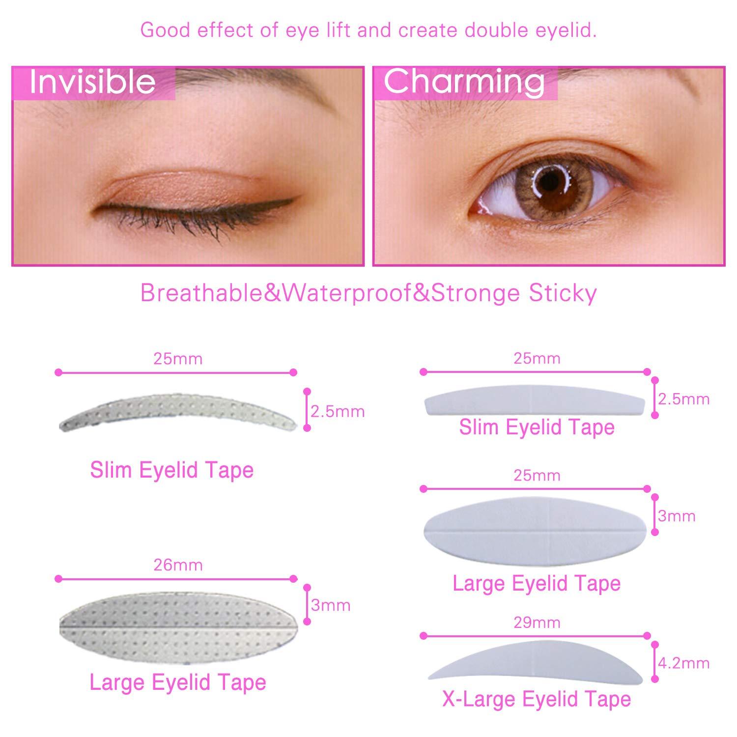 Natural Invisible Eyelid Tapes Stickers - Instant Lift Without Surgery ...