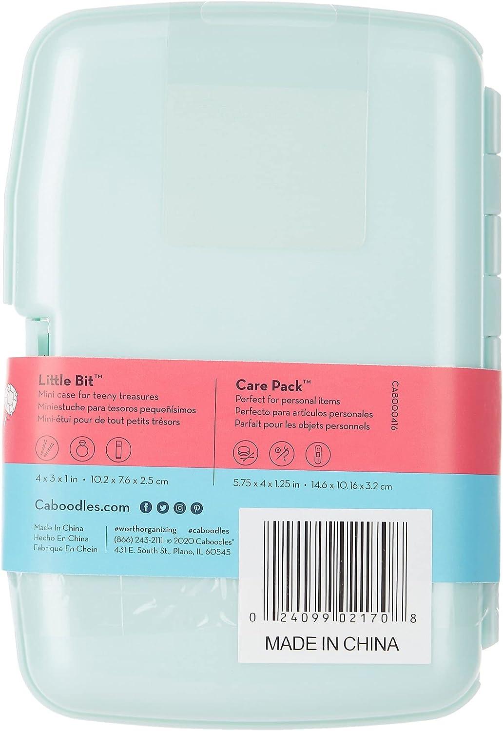 Caboodles Care Pack and Lil Bit Set - Mini Cosmetic Storage for Purse ...