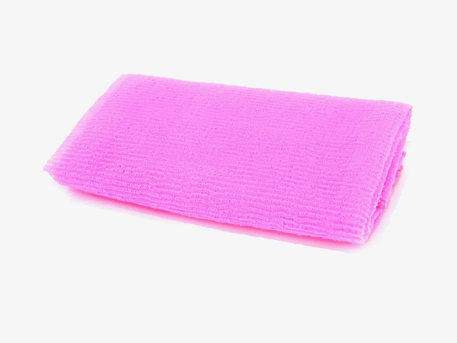 Exfoliating Back Scrubber Wash Cloth - Yellow | Body Scrub Shower Cloth ...