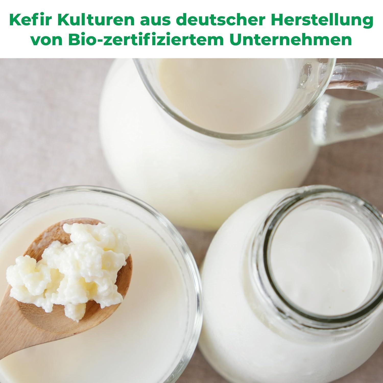 Curly Superfood Bio Kefir Starter Set - Organic Kefir Cultures ...